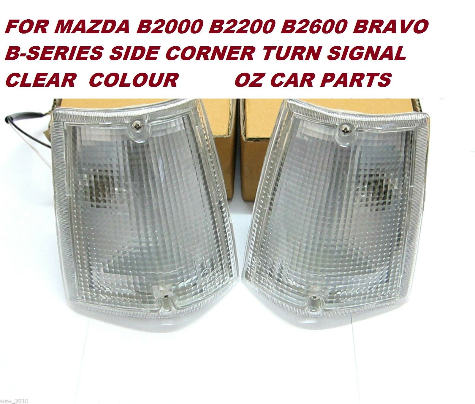 FOR MAZDA B2000 B2200 B2600 BRAVO B-SERIES SIDE CORNER TURN SIGNAL 198 ...