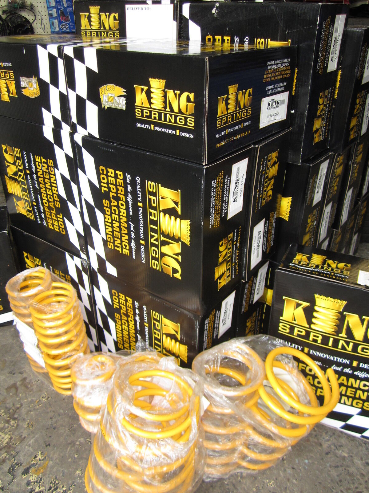 HOLDEN COMMODORE VE VF WM REAR KING SPRINGS KHRL-152SL SUPER LOW ...