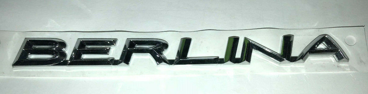 BERLINA EMBLEM BADGE BERLINA GENUINE HOLDEN COMMODORE SIZE 14.5 CM LON ...