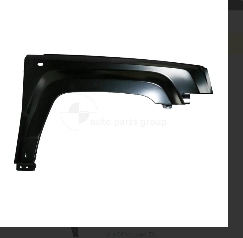 GENUINE RIGHT FRONT GUARD FOR JEEP PATRIOT 5/2011-12/2016 INDICATOR HO ...