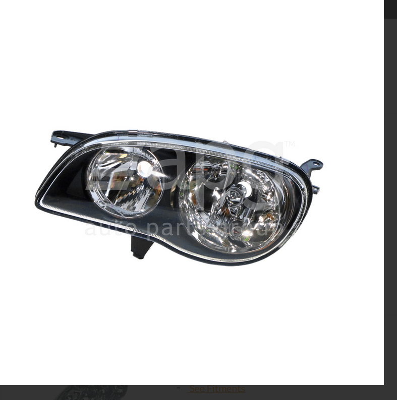 NEW LEFT HEADLIGHT FOR TOYOTA COROLLA AE112R 4Dr-5Dr Lift Back Seca 10 ...