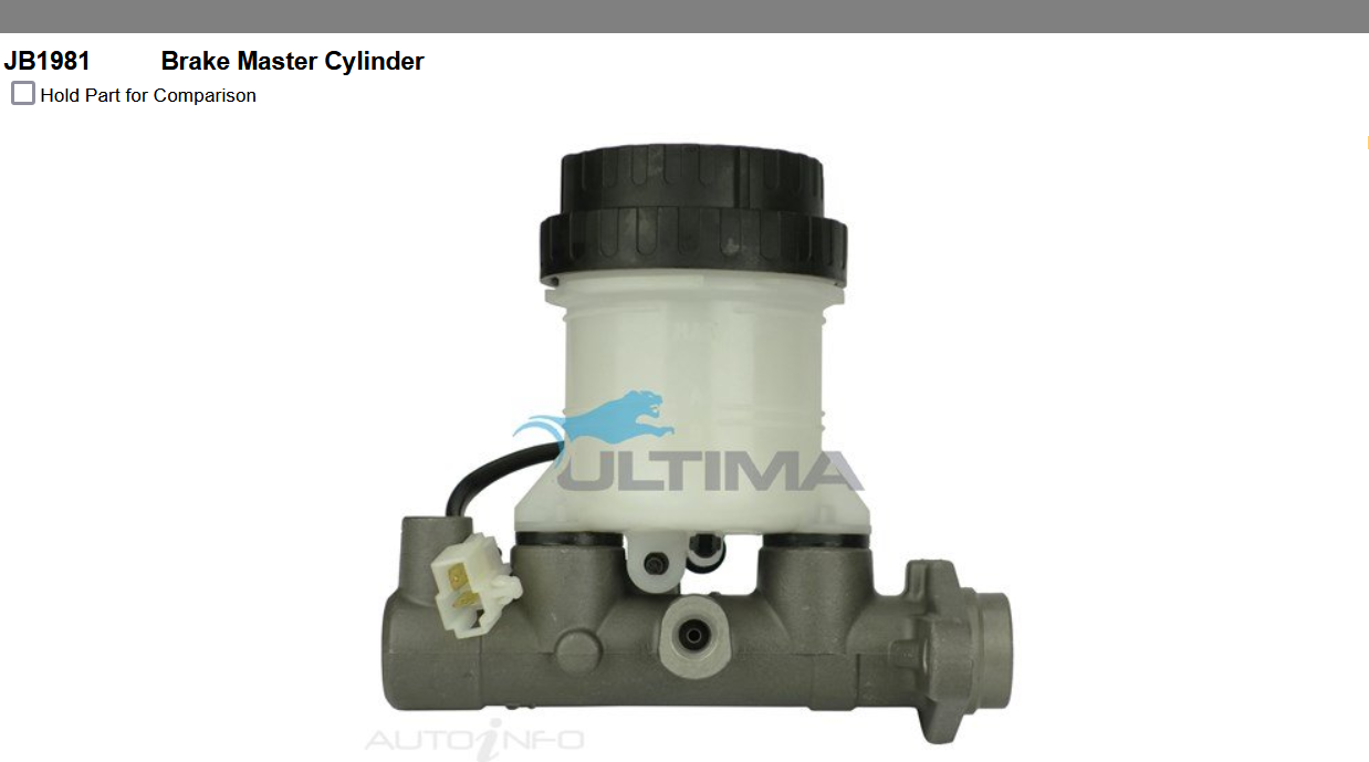 New Brake Master Cylinder For PROTON PERSONA . 4D Sdn FWD 2008 - 2016 ...