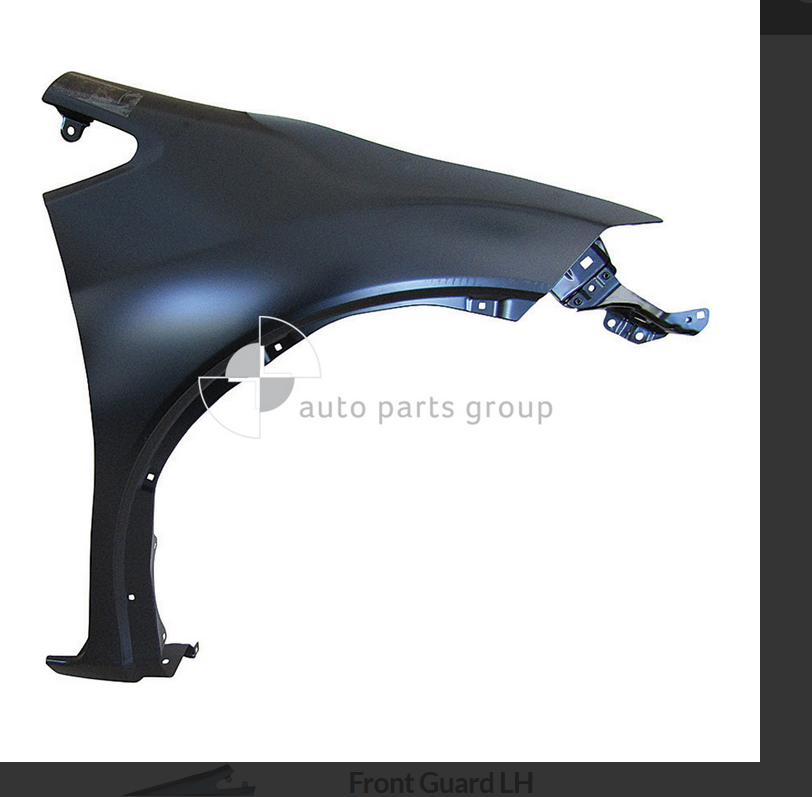 GENUINE RIGHT FRONT GUARD FOR HONDA CIVIC 1/2013-2/2015 HATCH WITHOUT ...