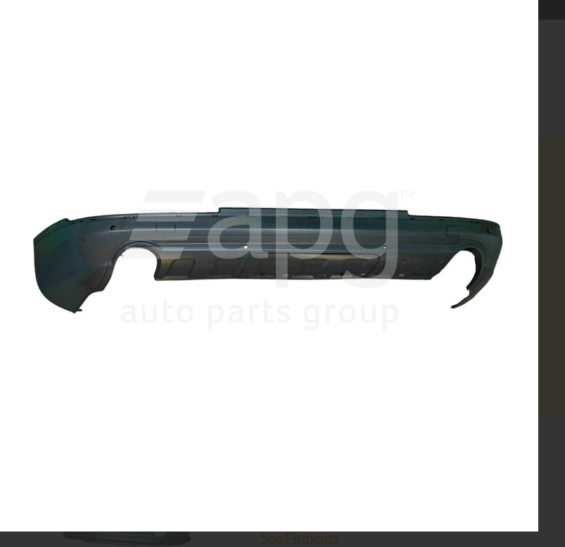 GENUINE REAR BAR LOWER SECTION FOR AUDI Q7 11/2009-9/2015 WAGON ...