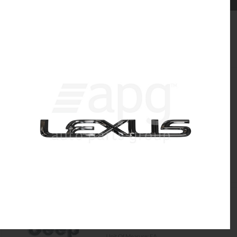 GENUINE BOOT LID BADGE EMBLEM FOR Lexus IS350-IS250-IS300H 4/2013-10/2 ...