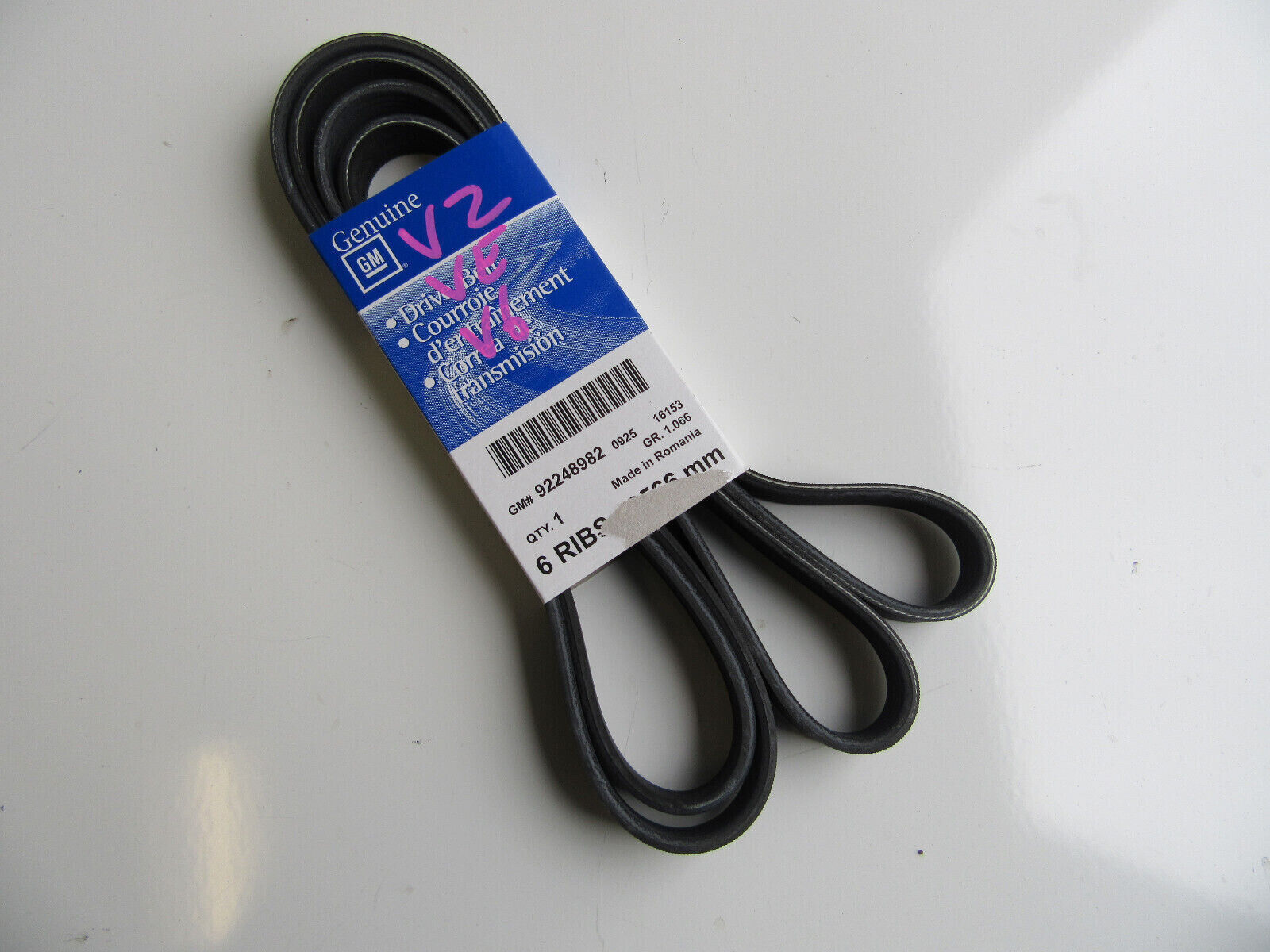 Drive Belt Engine FAN BELT FOR HOLDEN COMMODORE VZ VE 3.6L ALLOYTEC V6 ...