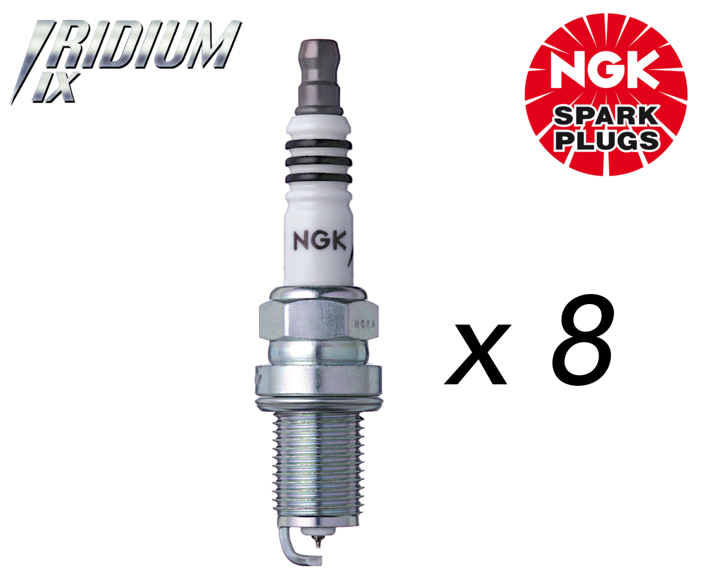 8 X IRIDIUM GENUINE NGK SPARK PLUG SET FOR BPR6EIX-11 OEM-GENUINE NUMB ...