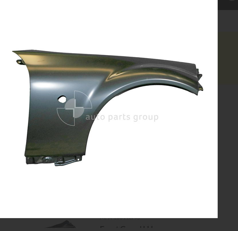 GENUINE RIGHT FRONT GUARD FOR MAZDA MX5 2-DOOR CONVERTIBLE 10/2005 - 7 ...