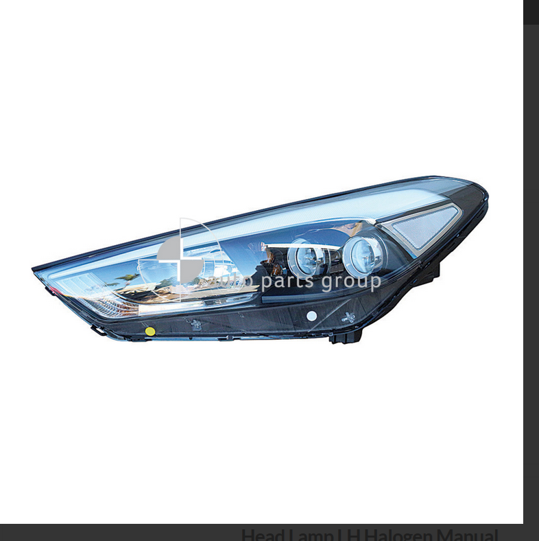 GENUINE LEFT HEADLIGHT FOR HYUNDAI TUCSON TL 8/2015-6/2018 LED 2-RING ...