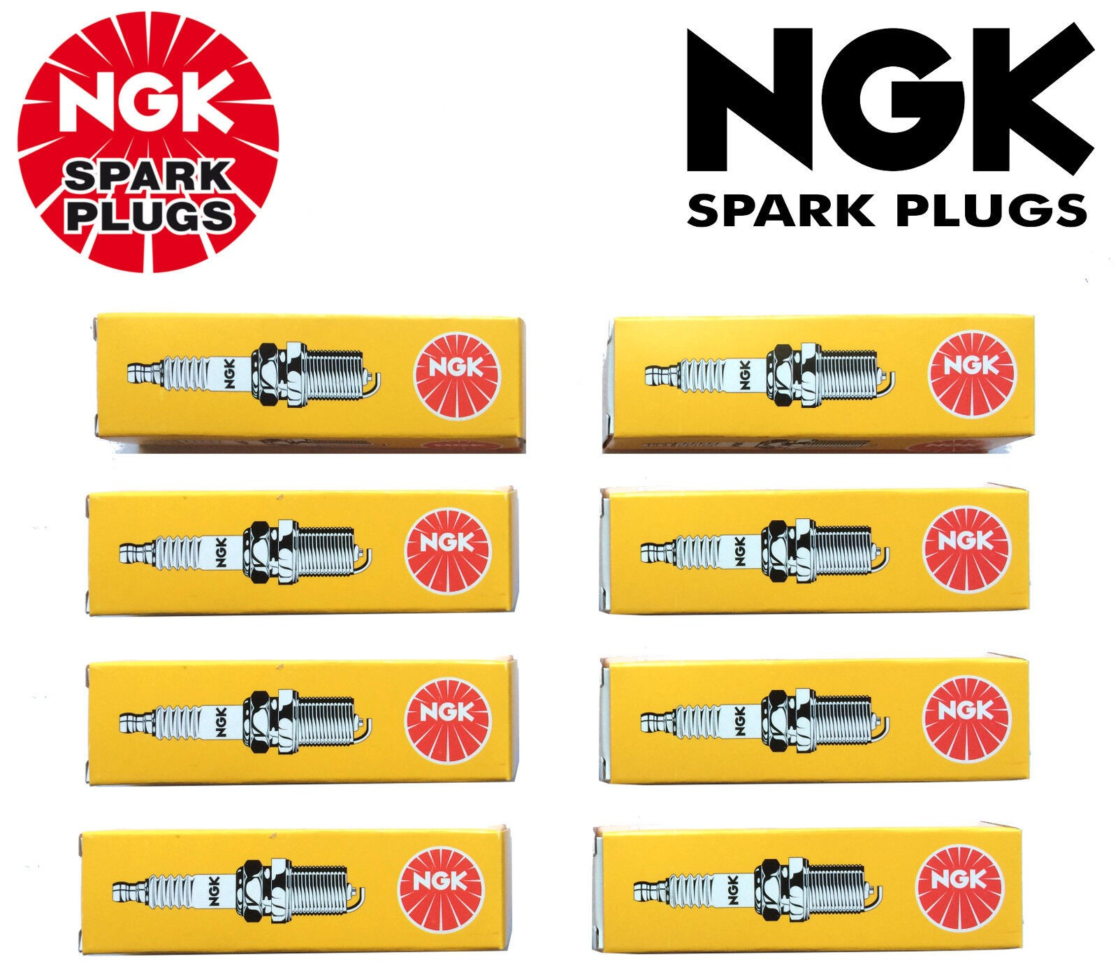 8x GENUINE NGK SPARK PLUG SET FOR BPR6EFS-13 – ozcarparts-au