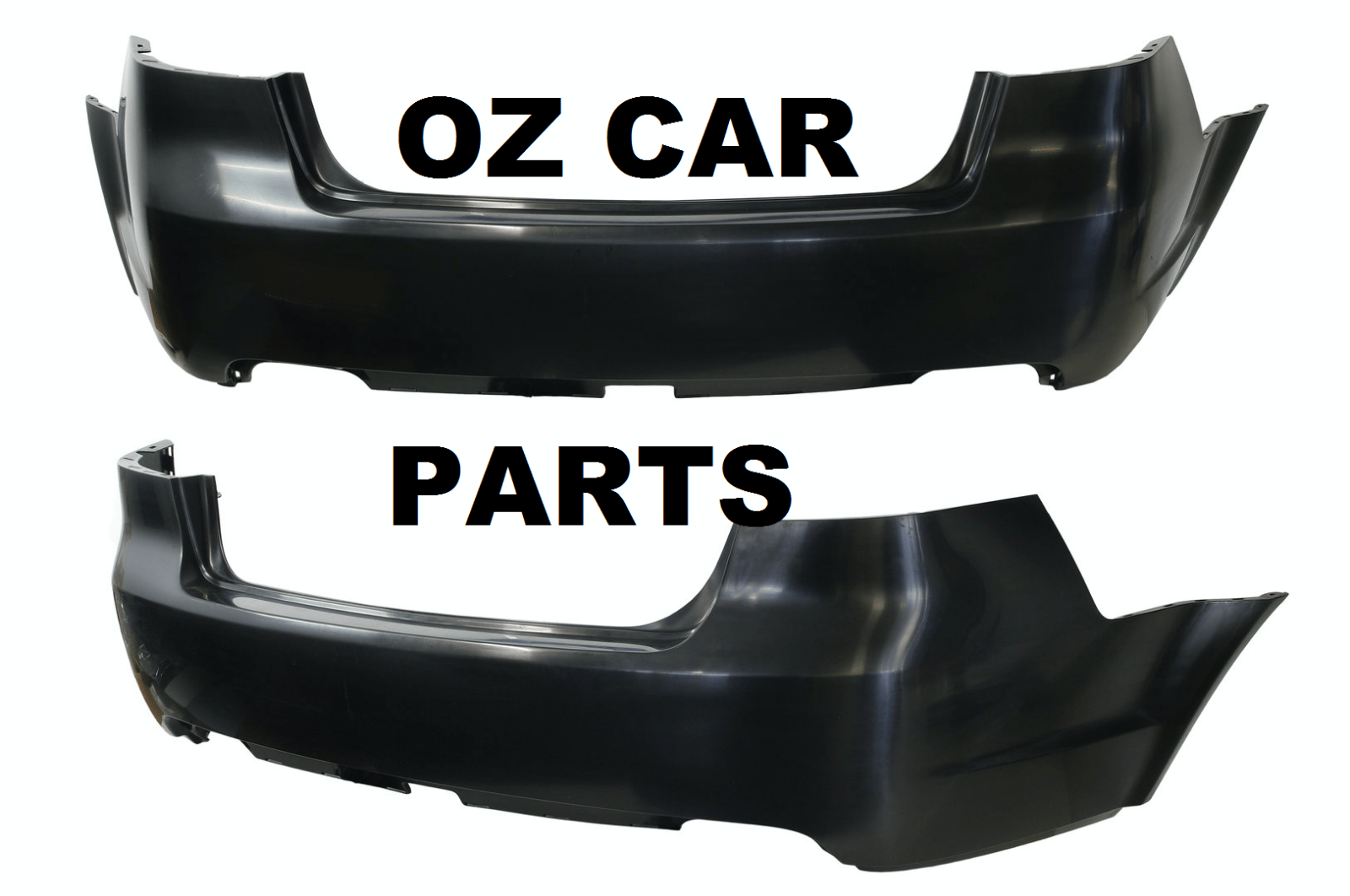 VE HOLDEN COMMODORE SERIES 1 AND 2VE SS SV6 REAR BUMPER BAR PLASTIC SE ...