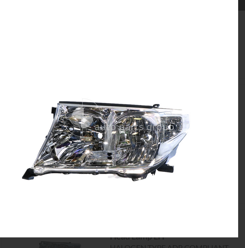GENUINE LEFT HEADLIGHT FOR Toyota Landcruiser UZJ200 VDJ200 9/10-3/12 ...