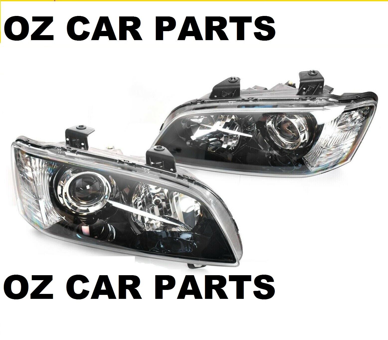 VE SSV CALAIS PROJECTOR HEADLIGHTS PAIR HOLDEN COMMODORE VE SERIES 1 M ...