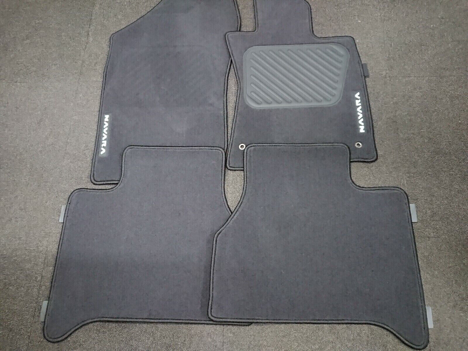GENUINE FRONT & REAR FLOOR MAT CARPET SET FOR NISSAN NAVARA D23 NP300 ...