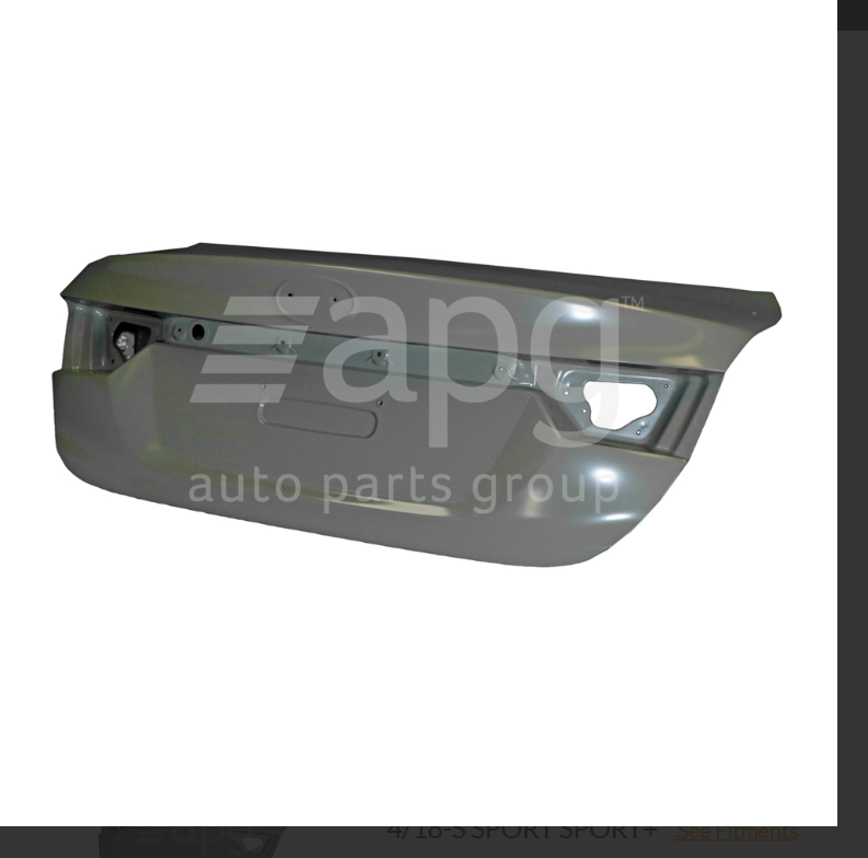 GENUINE NEW BOOT LID FOR Kia Cerato BD S SPORT SPORT+ 4/2018-4/2021 SE ...