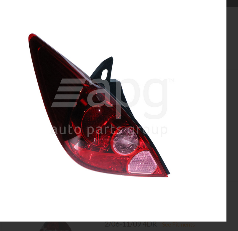 NEW LEFT TAIL LIGHT REAR LAMP FOR NISSAN TIIDA C11 2/2006-11/2009 5-DO ...