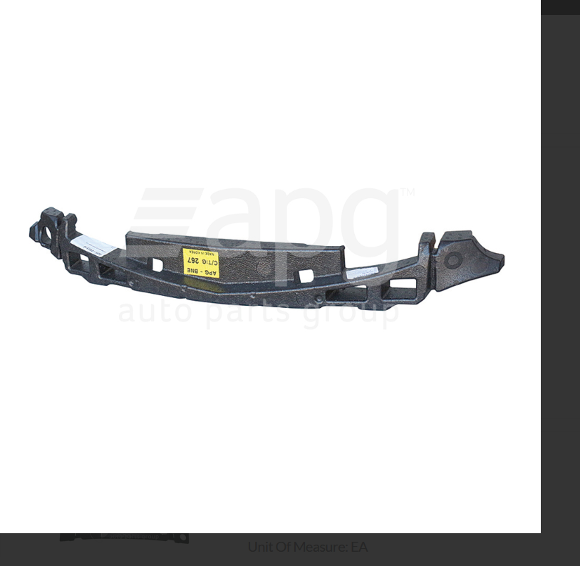 GENUINE Front Bar Absorber FOR HOLDEN CRUZE Sedan 1/2015-10/2016 ...