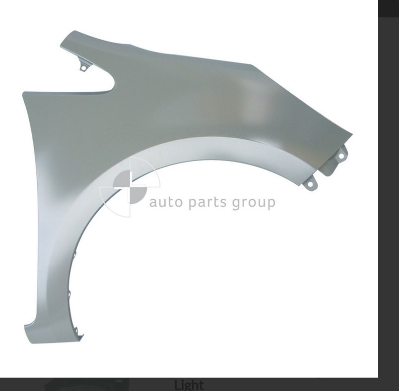 GENUINE RIGHT FRONT GUARD FOR KIA RIO 8/11-1/17 3/4/5-DOOR WITHOUT IND ...