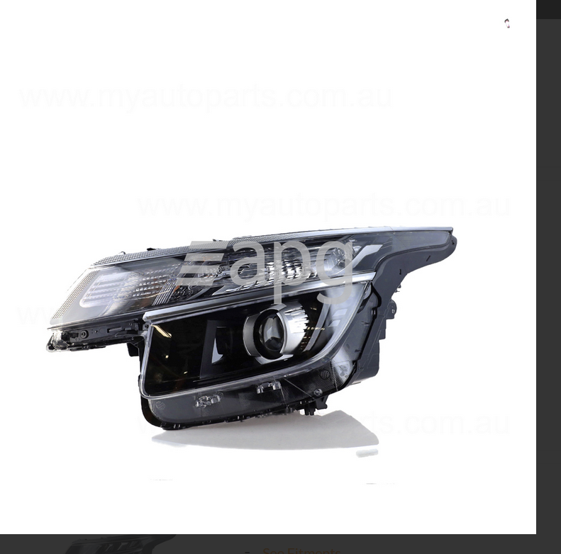 GENUINE LEFT HEADLIGHT FOR KIA SELTOS SP2 9/2019-7/2020 WAGON ...