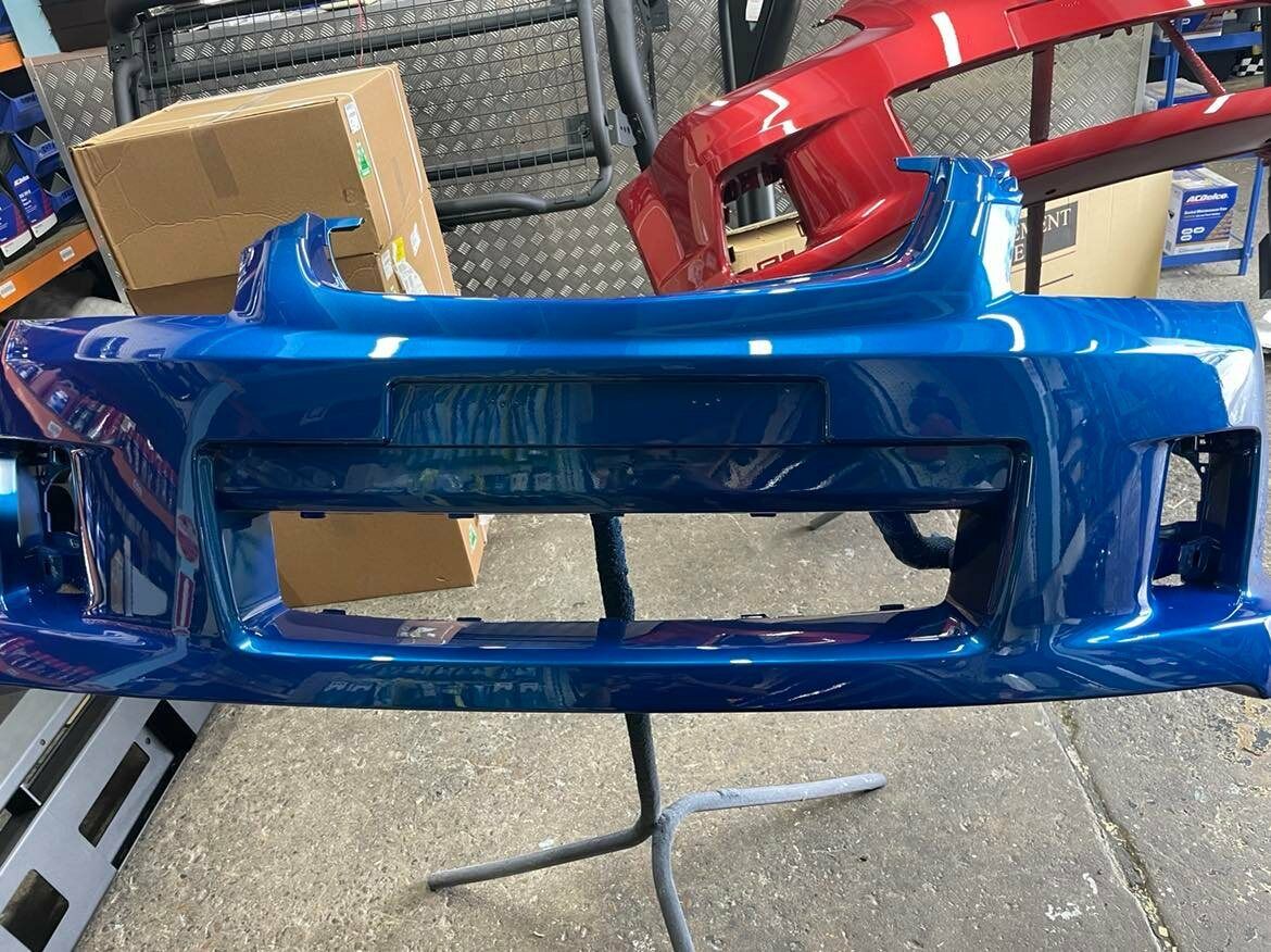 FRONT BUMPER BAR FOR HOLDEN COMMODORE VE SS SV6 SERIES 1 VOODOO BLUE C ...