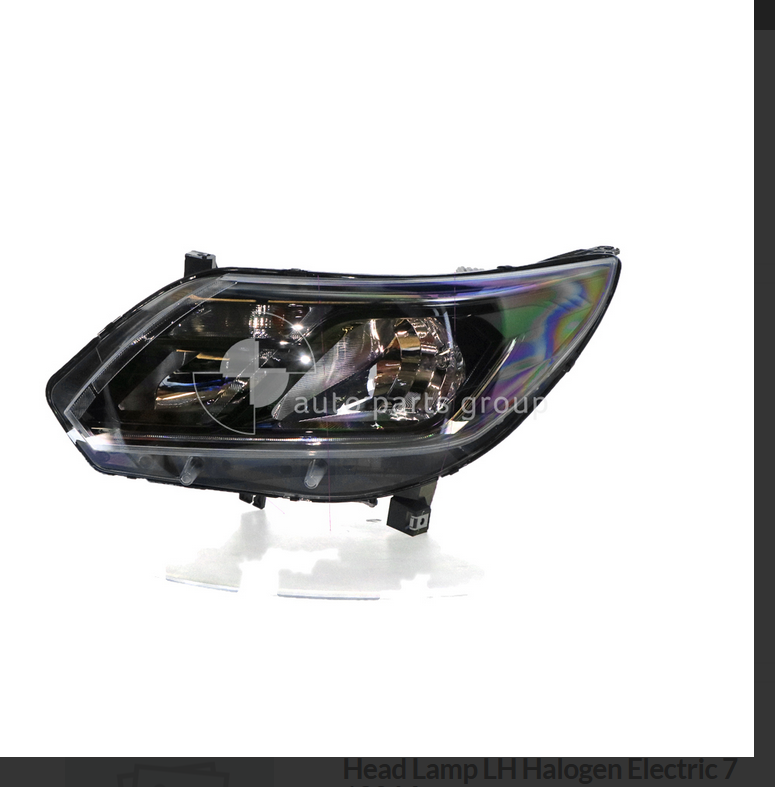 GENUINE LEFT HEADLIGHT FOR HOLDEN RG COLORADO 7/2016-3/2019 HALOGEN EL ...