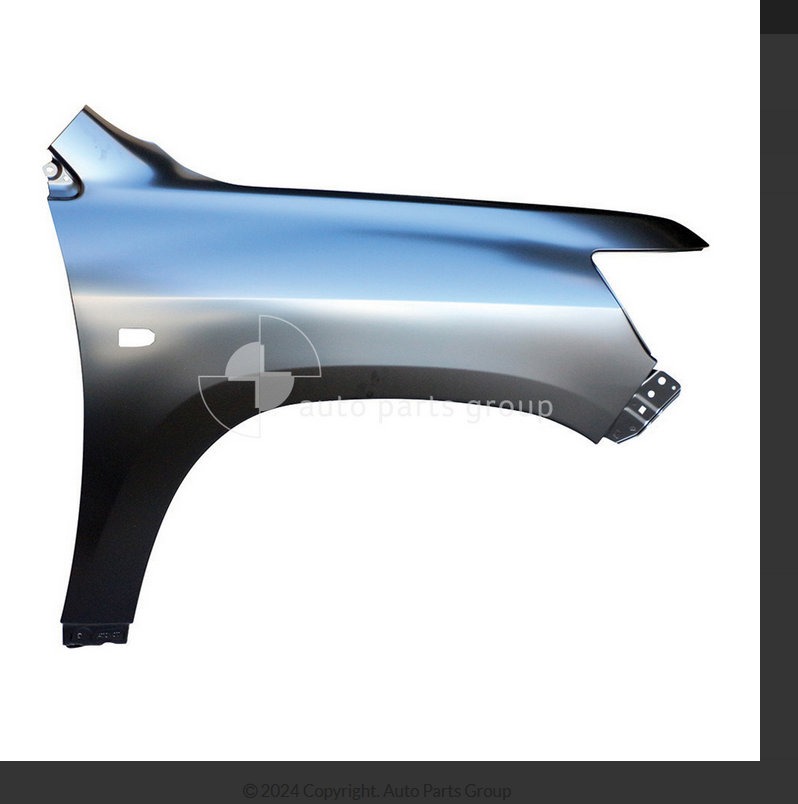 GENUINE RIGHT FRONT GUARD FOR TOYOTA LANDCRUISER 9/2015-ON GX MODELS B ...