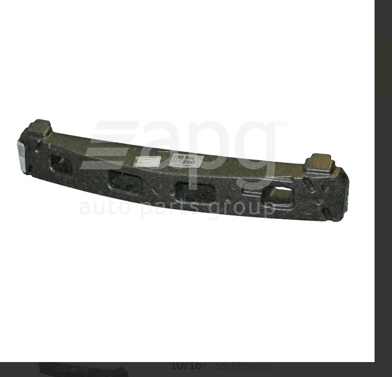 GENUINE Front Bar Absorber FOR HOLDEN TRAX 10/2016-2020 UPPER ...