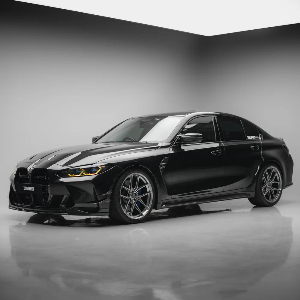 OEM Style Pre Pregged Dry Carbon Side Skirts for BMW M3 G80 G81 2020 ...