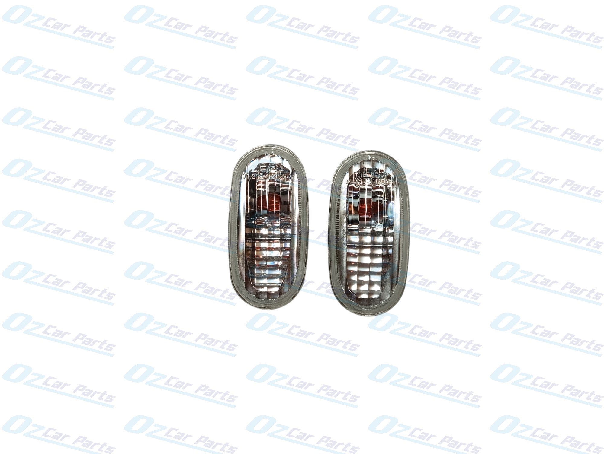Front Guard Flasher Blinker Clear Pair for Mitsubishi Lancer Mirage 92 ...