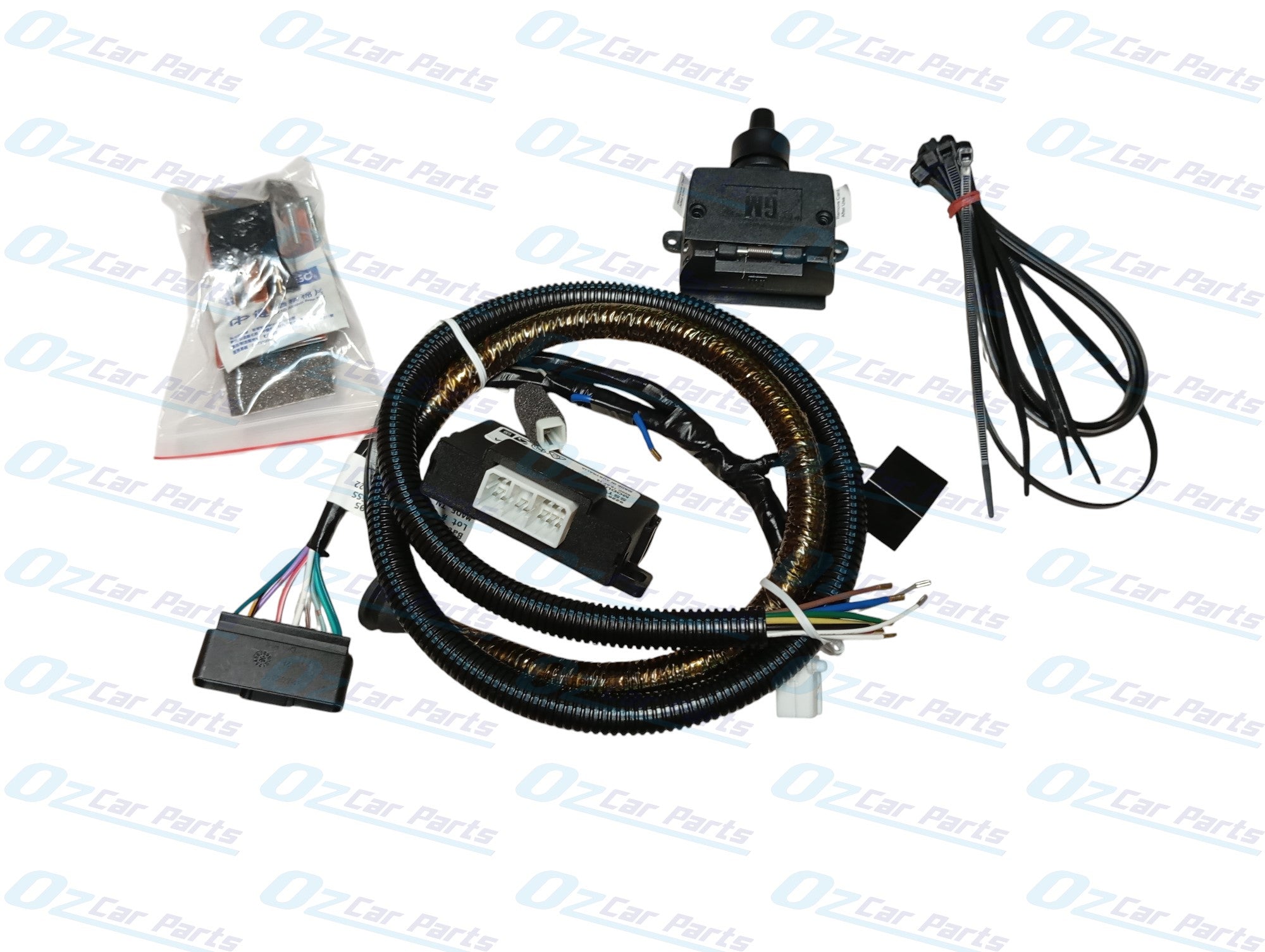 Trailer Wiring Loom Harness Kit with Module Genuine for Holden Captiva ...