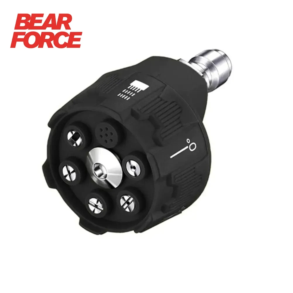 BEAR FORCE | 6 In 1 Pressure Washer Nozzle With 1/4 Inch Quick Connect ...